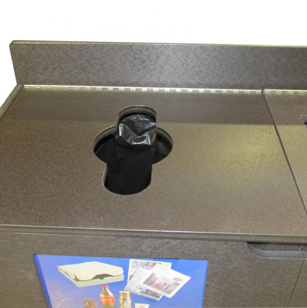 K series 2-Stream Waste-Recycling Receptacle, CD-K2 - Commercial ...